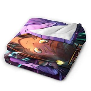 atgzfdr The Owl Anime House Blanket Throw Blankets Ultra Soft Flannel Lightweight Throws for Couch, Bed,All Seasons Use 80"x60"