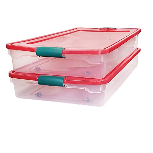 HOMZ Underbed Holiday Plastic Storage (3470HRGDC.02)