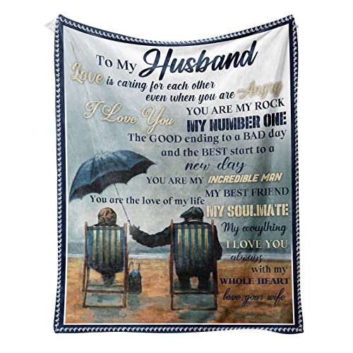 Gaorenji Mens Valentines Gifts,Birthday Gifts for Husband,Father's Day Christmas Blanket Romantic 60" x 50"