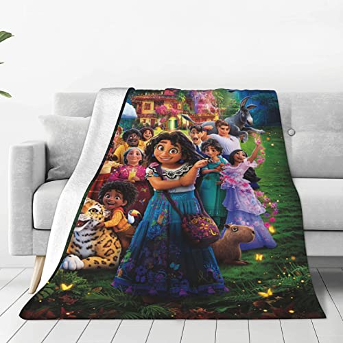 Blanket Anti-Pilling Air Conditioning Blankets Flannel Throw Blanket for Couch Bed Sofa 60"X50"