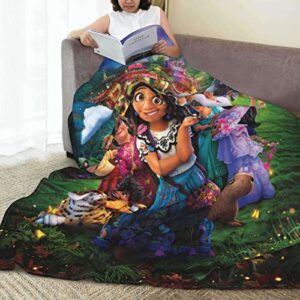 Blanket Anti-Pilling Air Conditioning Blankets Flannel Throw Blanket for Couch Bed Sofa 60"X50"