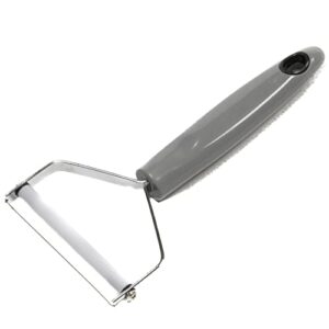 chef craft select plastic handle cheese slicer, 7 inches in length 3.5 inch stainless steel wire, gray