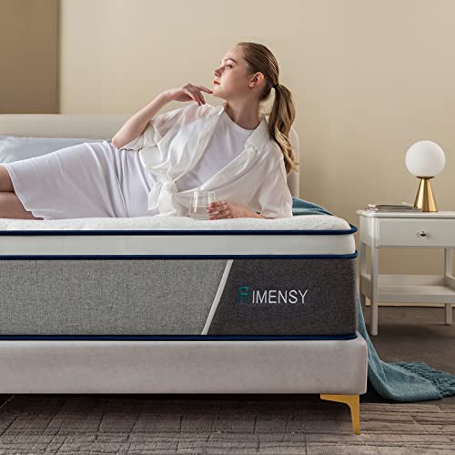 Full Mattress, 12 Inch Hybrid Mattress in a Box,Gel Memory Foam Mattress,Individually Wrapped Pocket Coils Innerspring Mattress for Motion Isolation,Medium Firm,Full Size Mattres,54"*75"*12"