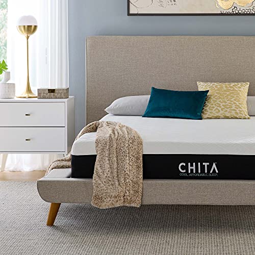 CHITA Full Size Gel Memory Foam Mattress,10 Inches Breathable Bed Mattress for Sleep Supportive & Pressure Relief,Fiberglass Free Mattress,Mattress in a Box,CertiPUR-US Certified,100 Night