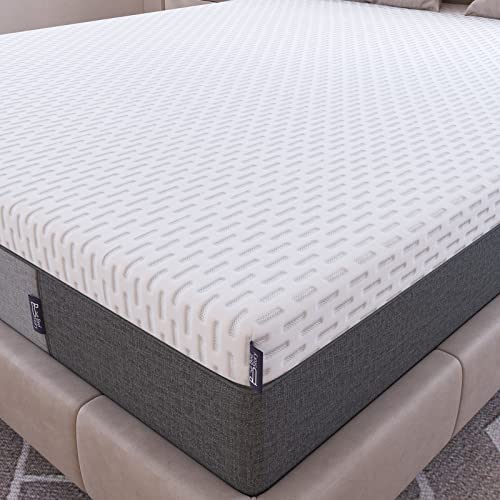 BedStory 3 Inch Memory Foam Mattress Topper Queen Size, Firm Mattress Topper with Removable Cover, High-Density Gel Infused Bed Topper for Pressure Relieving, CertiPUR-US Certified