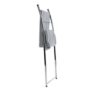 4 Bar Chrome Plated Bath Towel Ladder Drying Rack Stand,Chrome Embar Home Improvement Hand Towel Holder Towel Holder Bathroom Towel Holder Towel Holder for Bathroom Wall