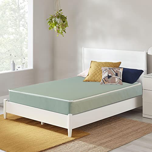 Greaton, 8-Inch Medium Firm Double Sided Tight top Foam Rolled Vinyl Mattress, Full