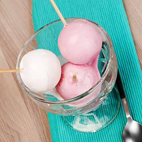 Premium Ice/Cake Ball Maker, Whiskey Ice Mold, 9 Spherical Balls Ice Tray makes 1.8" / 4.5cm Sphere, 3 Securing Systems Preventing Leakage -Silicone