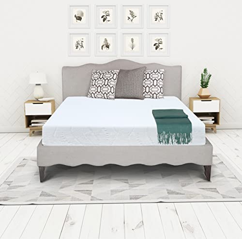 Irvine Home Collection Twin Size 8-Inch, Gel Memory Foam Mattress, Medium Firm Feel, Breathable, Cool Sleep and Pressure Relief, CertiPUR-US Certified, Temperature Balanced