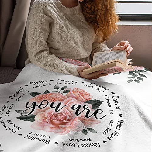 UMACVN Birthday Gifts for Women, Mom, Friend - Christian Gifts for Women - Inspirational Gifts for Women, Spiritual Gifts for Women - Religious Gifts for Women Fleece Blanket