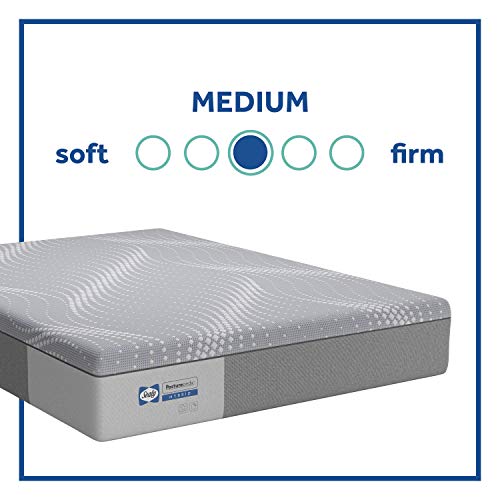 Sealy Posturepedic Hybrid Paterson Medium Feel Mattress and 9-Inch Foundation, King