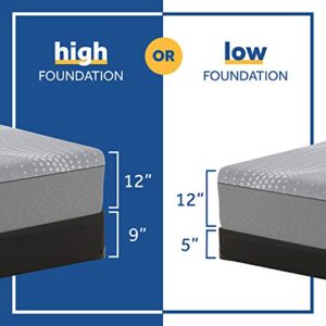 Sealy Posturepedic Hybrid Paterson Medium Feel Mattress and 9-Inch Foundation, King