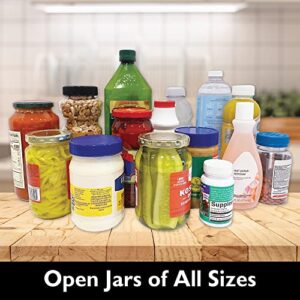 Jar Hero - Under Cabinet Jar Lid & Bottle Opener - Opens Any Size Jar - Effortless Jar Opener For Weak Hands & Seniors with Arthritis