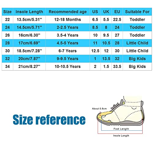 Children Waterproof Swimming Shoes Light and Breathable Diving Hot Spring Shoes Water Skiing and Toddler Sandals Girls 6 (Red, 4.5-5 Years Little Child)