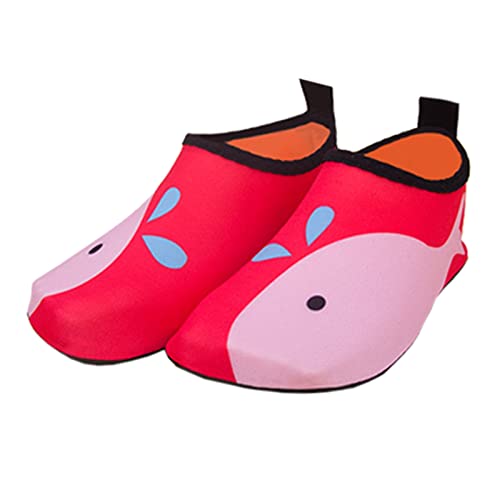 Children Waterproof Swimming Shoes Light and Breathable Diving Hot Spring Shoes Water Skiing and Toddler Sandals Girls 6 (Red, 4.5-5 Years Little Child)