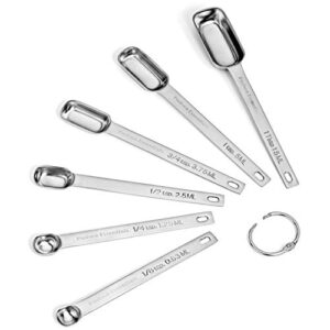 Hudson Essentials Stainless Steel Measuring Cups and Spoons Set (15 Piece Set)