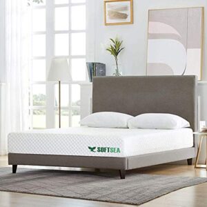 softsea 8 inch memory foam mattress gel infused, king size mattress in a box