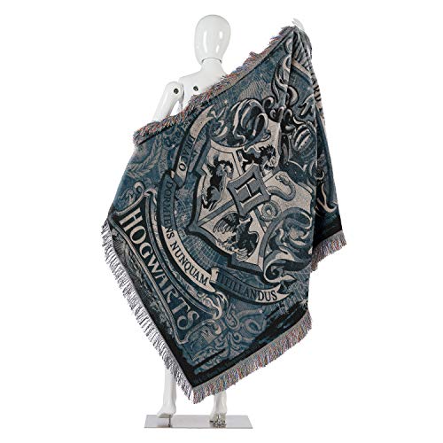 Northwest Harry Potter Throw Blanket, 48 x 60 Inches, Tri Wizard