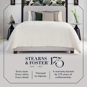 Stearns & Foster Estate 14" Hurston Luxury Cushion Firm Tight Top Mattress and 9-Inch Foundation, King, Hand Built in the USA