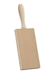 fantes gnocchi board, beechwood, 8-inches, the italian market original since 1906