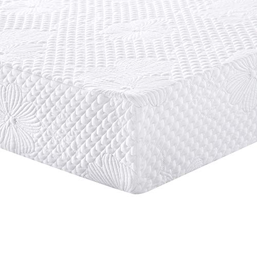 Sleeplace 6 Inch Saturn Multi-Layered Memory Foam Mattress, Full, White