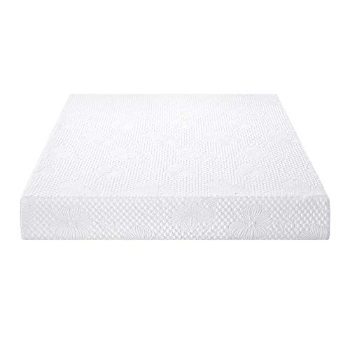 Sleeplace 6 Inch Saturn Multi-Layered Memory Foam Mattress, Full, White