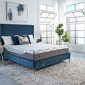 Kingsdown Plush Cooling Foam Mattress Queen, Cool Gel Memory Foam Layer Multi-Layered Comfort Cooling Sleep Quilted Top Luxury Premium Bed Mattresses, 10-Inch, Kadee