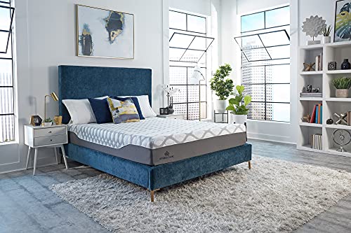 Kingsdown Plush Cooling Foam Mattress Queen, Cool Gel Memory Foam Layer Multi-Layered Comfort Cooling Sleep Quilted Top Luxury Premium Bed Mattresses, 10-Inch, Kadee