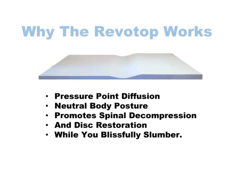 Revotop Mattress Topper for Back Pain (Large)