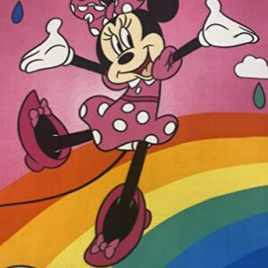 MinnieMouse Cozy Fleece Throw Blanket 40 x 60 (Pink)