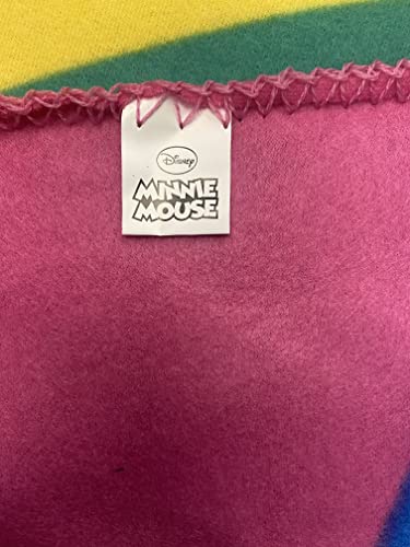 MinnieMouse Cozy Fleece Throw Blanket 40 x 60 (Pink)