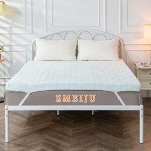 zmeiju 3 inch gel memory foam mattress topper queen size,premium soft pressure relief mattress,sleep innovations mattress topper