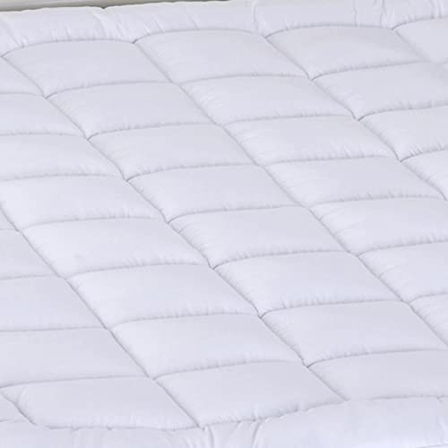 Royal Plush Mattress Topper, Full, 2 Inches Hypoallergenic Overfilled Down Alternative Anchor Bands Mattress Topper