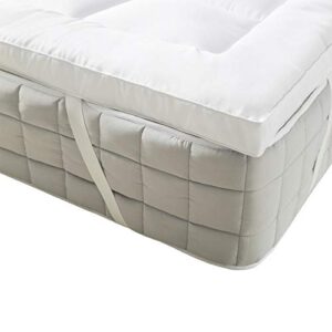 Royal Plush Mattress Topper, Full, 2 Inches Hypoallergenic Overfilled Down Alternative Anchor Bands Mattress Topper