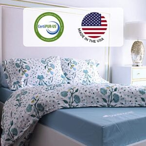 SaniSnooze Bedtime Kids Waterproof Bedwetting Mattress and Toddler Bed, CertiPur-US Certified (Full - 53" x 74" x 6")