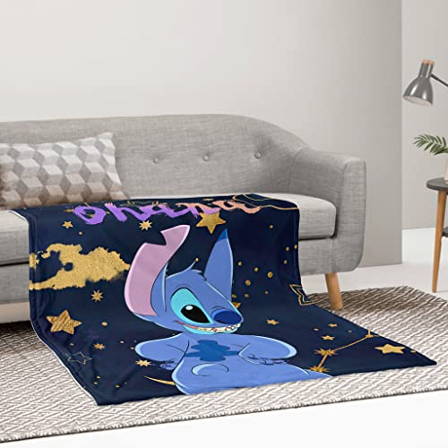 Cute Cartoon Throw Blanket Soft Lightweight Air Conditioner Blanket Plush Blanket for Sofa Couch Bed Home Decorative 50"x40"