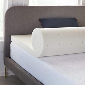 LUCID 3 Inch Ventilated Memory Foam Mattress Topper 3-Year Warranty - King