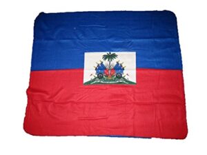 aes haiti hatian 50x60 polar fleece blanket throw