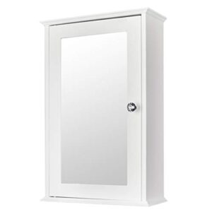 ochine wall mount bathroom cabinet medicine cabinet storage organizer single door mirror indoor bathroom wall mounted cabinet shelf white large storage bathroom medicine cabinet mirror cabinet