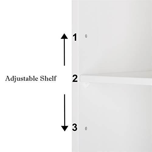 Ochine Wall Mount Bathroom Cabinet Medicine Cabinet Storage Organizer Single Door Mirror Indoor Bathroom Wall Mounted Cabinet Shelf White Large Storage Bathroom Medicine Cabinet Mirror Cabinet