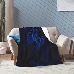 University of Delaware Logo Blanket Large Luxury Fleece Soft Anti-Static Anti-Pilling Flannel Bed Blanket