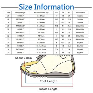 Mercatoo Fashionable Spring and Summer Children Sports Boys and Girls Thick Soled Non Slip Mesh Breathable Lace Up Comfortable Girls Shoes Size 12 (White, 9-9.5 Years Big Kids)