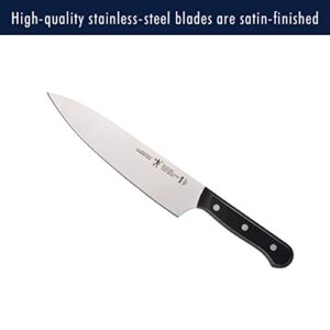 HENCKELS Solution Razor-Sharp 16-pc Self-Sharpening Knife Set, German Engineered Informed by 100+ Years of Mastery, Chefs Knife, Black