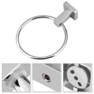 Asixx Towel Ring, Stainless Steel Towel Ring Bathroom Towel Ring Towel Holder Bathroom Accessories Wall Mounted