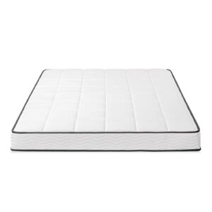 Mellow 6 Inch Classic Bonnell Spring Mattress, Comfort Foam Top with Innerspring Base, CertiPUR-US Certified Foam, Queen