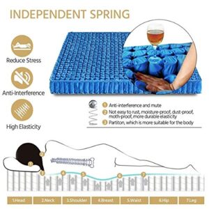 DreamQi Queen Hybrid Memory Foam Innerspring Mattress for Cool Sleep More Pressure Relief & Stronger Edge Support,12 Inch Innerspring Comfortable Mattress,Bed in a Box (Queen, 12inch)