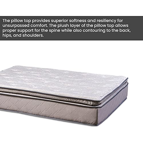 Greaton, 12-Inch Soft Foam Encased Hybrid Pillowtop Innerspring Mattress, Full XL