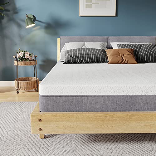 EZKozzy 3 Inch Memory Foam Mattress Topper Full Size High Density Cooling Pad Pressure Relief Bed Topper with Removable & Washable Bamboo Cover(Full)