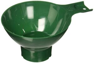 norpro canning wide mouth plastic funnel, green, 4.75in/12cm