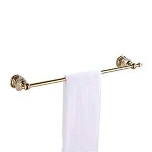 moyokoy single rod bath towel rod gold diamonds towel holder